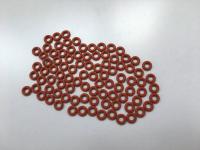 China Small Red Color Silicone O Ring Seals Aging / Weather Resistant For Keyboard for sale