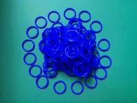 China Blue AS568 75 Shore VMQ Silicone O Ring Seals for sale