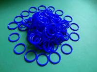 China Blue AS568 75 Shore VMQ Silicone O Ring Seals for sale