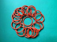 China Red 30 - 85 Shore Silicone O Ring Seals For Electronic for sale