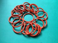 China Red 30 - 85 Shore Silicone O Ring Seals For Electronic for sale