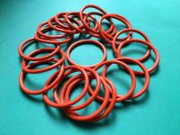 China Red 30 - 85 Shore Silicone O Ring Seals For Electronic for sale