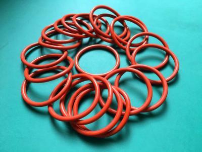 China Red 30 - 85 Shore Silicone O Ring Seals For Electronic for sale