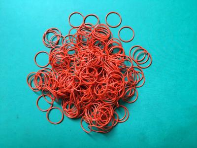 China 18x1mm Weather Resistance Red Silicone O Rings for sale