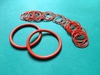 China Red Heat Resistance AS568 Silicone Sealing Rings for sale