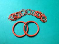 China Red Heat Resistance AS568 Silicone Sealing Rings for sale