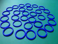 China AS568 Low Temperature Blue Silicone O Ring Seals for sale