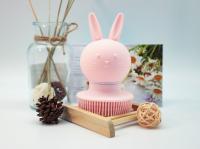 China Pink Adults Silicone Shower Scrubber Molded Rubber Parts for sale
