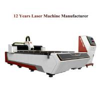 China single worktable fiber laser cutting machines for metal steel aluminum... for sale