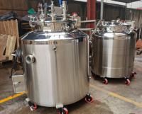 China Mirror Polishing Softgel Medicine Storage Tanks 50-600L Cylindrical Shape for sale