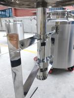 China 316L Stainless Steel Softgel Medicine Mixing Tank with 300 L Working Volume and Hydraulic Lifting System for sale