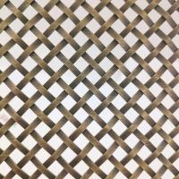 China Antique Brass Ss 0.5mm Lock Crimp Wire Mesh For Interior Decoration for sale