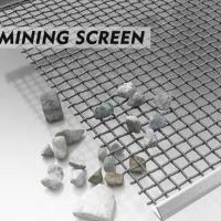 China Stone Crusher Vibrating Crimped Wire Mesh for Quarry Screening for sale
