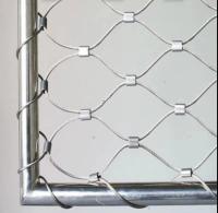 China Zoo Stainless Steel Rope Wire Mesh / 7x19 Stainless Steel Bird Netting for sale