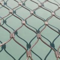 China Aisi304 316 Stair Architecture Stainless Steel Rope Wire Mesh For Balcony Railing for sale