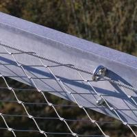 China 304/316 Balcony Railing Stainless Steel Rope Wire Mesh Diamond Hole for sale