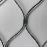 China Flexible Strong Stainless Steel Rope Wire Mesh 1x7 Ferruled for sale