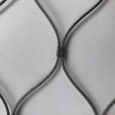 China Flexible Strong Stainless Steel Rope Wire Mesh 1x7 Ferruled for sale