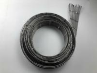 China Flexible Strong Stainless Steel Rope Wire Mesh 1x7 Ferruled for sale