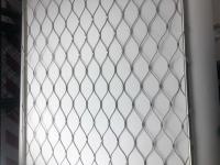 China Black Oxidation Stainless Steel Rope Mesh 50*50mm Aperture For Safety Protection for sale