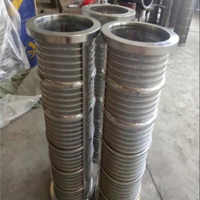 China 304 Stainless Steel Johnson Wedge Wire Screen Filter 20-300mm for sale