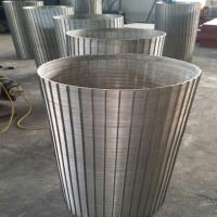 China 304 Stainless Steel Johnson Wedge Wire Screen Filter 20-300mm for sale