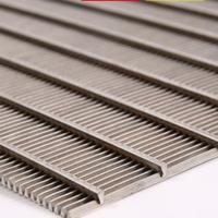 China 304 Stainless Steel Wedge Wire Screen Filter Mesh 20-300mm for sale