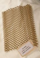 China Customization Chain Link Curtain Metal Decorative Mesh For Fireplace for sale