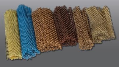 China Customization Chain Link Curtain Metal Decorative Mesh For Fireplace for sale
