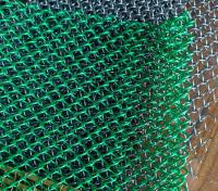 China Custom Anodized Architectural Metal Mesh Partition Wall Divider for sale