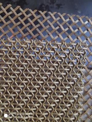 China Custom Anodized Architectural Metal Mesh Partition Wall Divider for sale