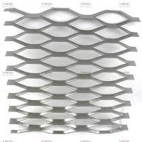 China Hot Dip Galvanized Standard Expanded Metal Sheet  Flattened  Diamond Wire Mesh Panel for sale
