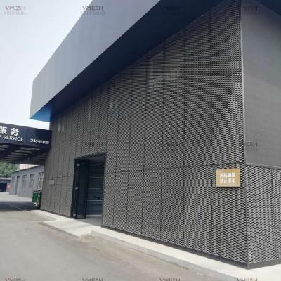 China Aluminum Expanded Metal Mesh Anodized Powder Coated Custom Colors for sale