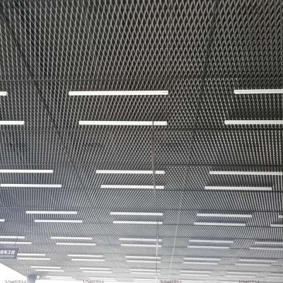 China Diamond Hole Aluminium Expanded Mesh for Ceiling Systems for sale