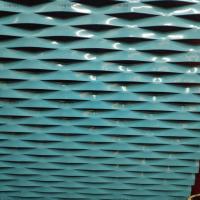 China Exterior Wall 4x8 Feet Aluminum Expanded Mesh Sheet  Powder Coated Rustproof for sale