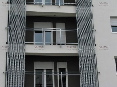 China Akzonobel PVDF Aluminum Expanded Metal Sheet for Wall Cladding for sale