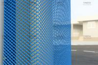 China PVDF Black Aluminum Expanded Metal Ceiling Panels for sale