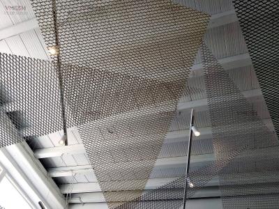 China PVDF Black Aluminum Expanded Metal Ceiling Panels for sale