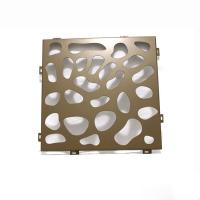 China Indoor PVDF Perforated Metal Facades 1500x2500mm Decorative Mesh for sale
