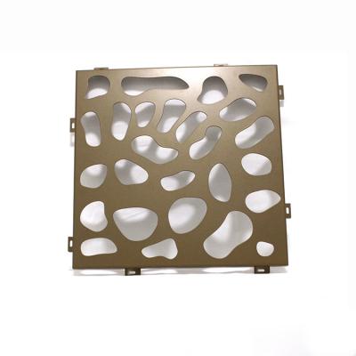 China Indoor PVDF Perforated Metal Facades 1500x2500mm Decorative Mesh for sale