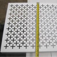 China Aluminum Galvanized 2mm Square Perforated Metal Sheet 4x8 Feet for sale