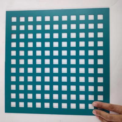 China Aluminum Galvanized 2mm Square Perforated Metal Sheet 4x8 Feet for sale