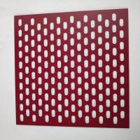 China Hexagonal Hole Aluminum Perforated Mesh Sheet 1mm Thickness for sale