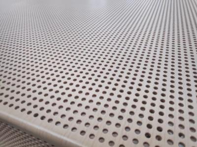 China Galvanized Perforated Metal Sheets with Round Holes for Decoration for sale