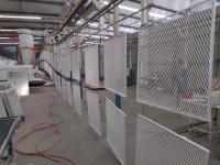 China White Powder Coated Expanded Metal Mesh for Wall Facades for sale