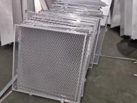 China White Powder Coated Expanded Metal Mesh for Wall Facades for sale