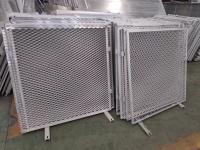 China White Powder Coated Expanded Metal Mesh for Wall Facades for sale