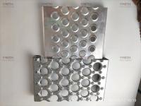 China Aluminum 3.5mm Round Hole Non-Slip Safety Grating for Stair Treads for sale
