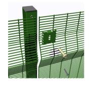 China 4.5mm Prision Concertina Razor Wire Fence PVC Coated Wire Mesh Fence Anti Acid for sale