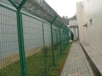 China 4.5mm Prision Concertina Razor Wire Fence PVC Coated Wire Mesh Fence Anti Acid for sale